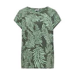 Cecil Dropped Shoulder Shirt mit Print Damen Gr&ouml;&szlig;e XL khaki