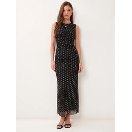 Happiness İstanbul Kleid 'Midi' Damen Gr&ouml;&szlig;e 36 schwarz Sommerkleid
