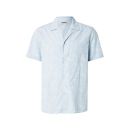 Drykorn Button Up Shirt 'Bijan' male size XL Pastel blue / Off white