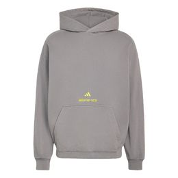 adidas Performance Athletic Sweatshirt 'AMG' male size XXL Neon yellow / Grey