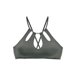 Lascana Bikini Top 'Italy' female size 80 Olive