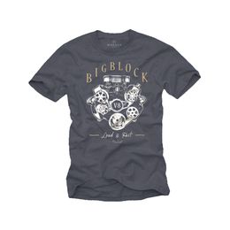 Makaya Shirt 'Big Block' Herren Gr&ouml;&szlig;e XXL basaltgrau