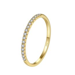 Dear Me Ring 'Eternity' Damen Gr&ouml;&szlig;e 59 gold / transparent