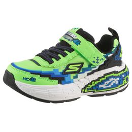 SKECHERS Sneakers 'MEGA-CRAFT 4K' boy size 35.5 Blue / Neon green / Black