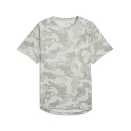 Puma Performance Shirt 'PWRTrain' male size XS Grey / Light grey / Light green