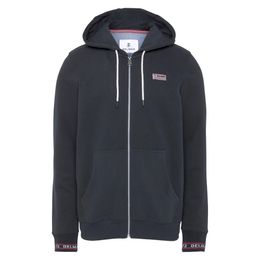 Delmao Sweatjacke Herren Gr&ouml;&szlig;e S dunkelblau / wei&szlig;