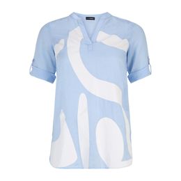 Doris Streich Bluse Damen Gr&ouml;&szlig;e XXL hellgr&uuml;n / wei&szlig;