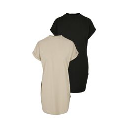 Urban Classics Kleid 'Rainbow' Damen Gr&ouml;&szlig;e 42 beige / hellgr&uuml;n / rot / schwarz Sommerkleid