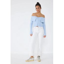No Matter What Strickjacke Damen Gr&ouml;&szlig;e S/M hellblau