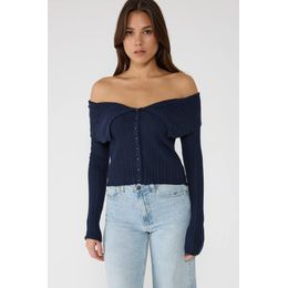 No Matter What Strickjacke Damen Gr&ouml;&szlig;e S/M navy