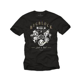 Makaya Shirt 'Big Block' Herren Gr&ouml;&szlig;e 4XL schwarz