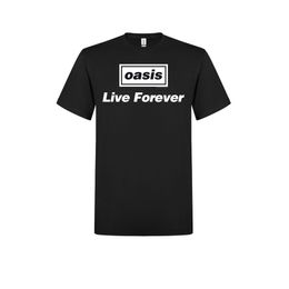 Oasis Shirt 'Oasis Live Forever T-Shirt' male size L Black