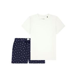 Schiesser Pajama 'Mix & Relax' female size XXL Blue / White