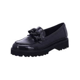 Gabor Mokassin 'Slipper Damen 55.240 97 Lackleder in schwarz' Damen Gr&ouml;&szlig;e 38.5 schwarz Sommerschuhe
