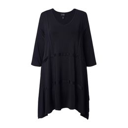 Ulla Popken Kleid Damen Gr&ouml;&szlig;e 46/48 schwarz Sommerkleid