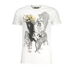 Cavalli Class Tierdruck T-Shirt Kurzarm Rundhals