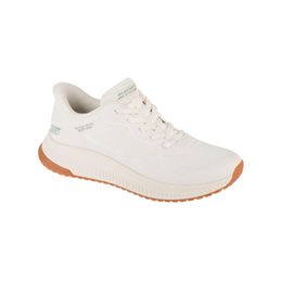 Skechers Sneaker low 'Skechers Slip-Ins: Bobs Squad 4 - Staple Look' Damen Gr&ouml;&szlig;e 41 wei&szlig; Sommerschuhe