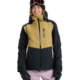 Roxy Sportjacke 'Stormdash' Damen Gr&ouml;&szlig;e XXL oliv / pastelllila / schwarz