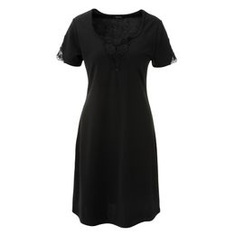 Aniston Casual Kleid Damen Gr&ouml;&szlig;e 38 schwarz Sommerkleid