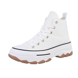 Ital-Design High-Top Sneakers female size 39 Black / White