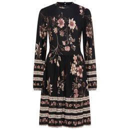 Laura Scott Kleid Damen Gr&ouml;&szlig;e 34 rosa / schwarz / wei&szlig; Sommerkleid