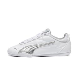 Puma Sneaker Damen Gr&ouml;&szlig;e 40.5 silber / wei&szlig; Sommerschuhe