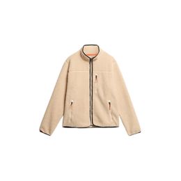 Superdry & Co Fleecejacke Herren Gr&ouml;&szlig;e XL beige / schwarz