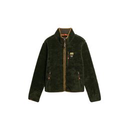 Superdry & Co Fleecejacke Herren Gr&ouml;&szlig;e XXL braun / dunkelgr&uuml;n