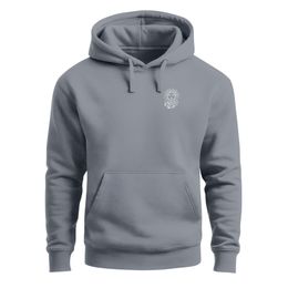 Neverless Sweatshirt 'Compass' Herren Gr&ouml;&szlig;e 4XL grau