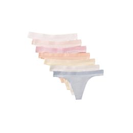 women'secret Women' Secret String Damen Gr&ouml;&szlig;e L hellblau / gelb / orange / pastellorange / hellpink / wei&szlig;