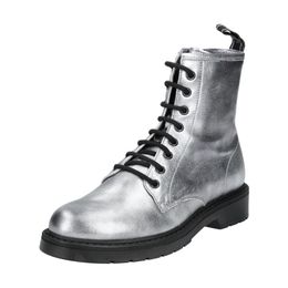 Nero Giardini Lace-Up Ankle Boots female size 38 Silver