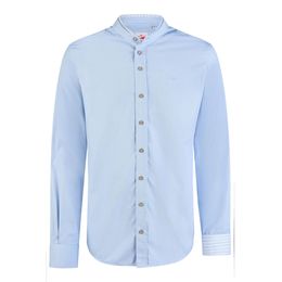 SPIETH & WENSKY Traditional Button Up Shirt 'Hilko' male size 47 Light blue