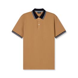 OLYMP Poloshirt Herren Gr&ouml;&szlig;e S karamell