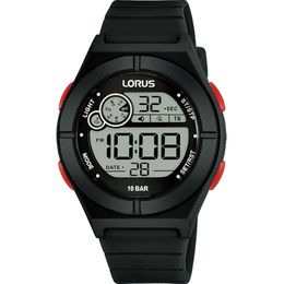 Lorus Uhr Jungen Gr&ouml;&szlig;e One Size blutrot / schwarz