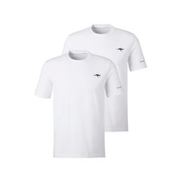 Kangaroos T-Shirt Herren Gr&ouml;&szlig;e M graumeliert / schwarz