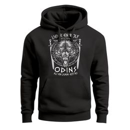 Neverless Sweatshirt 'Wolf Odins' Herren Gr&ouml;&szlig;e 5XL schwarz