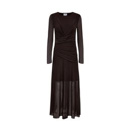 N&uuml;mph N&Uuml;MPH Langes Abendkleid 'NUCIRRI MESH DRESS' Damen Gr&ouml;&szlig;e 38 bordeaux Sommerkleid