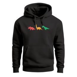 Neverless Sweatshirt 'Geometric Dino' Herren Gr&ouml;&szlig;e XS schwarz