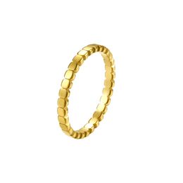 Hey Happiness Ring 'Stacked Bead' Damen Gr&ouml;&szlig;e 52 gold