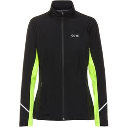 Gore Wear Laufjacke 'Partial Infinium' Damen Gr&ouml;&szlig;e L neongelb / schwarz