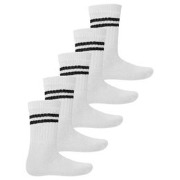 MT Sportsocken 'Tennis' M&auml;dchen Gr&ouml;&szlig;e 31/34 wollwei&szlig;