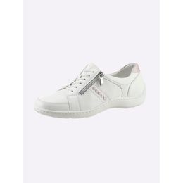 Waldl&auml;ufer Waldl&auml;ufer Damen Schn&uuml;rschuh, Wei&szlig;, Gr. 7, Sneakers & Schn&uuml;rer, Material: Glattleder