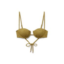 CALZEDONIA Bikinitop 'Wild Jungle' Damen Gr&ouml;&szlig;e 70/80 oliv