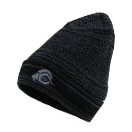 GUGGEN Mountain M&uuml;tze 'M&uuml;tze K902 Winterm&uuml;tze mit leichtem Fleecefutter' Herren Gr&ouml;&szlig;e 54/64 schwarz