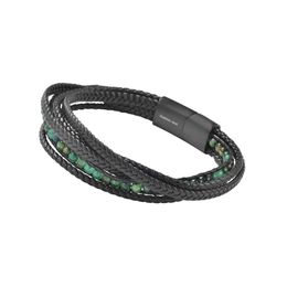 Akzent Armband 'Pascal, langlebig' Herren Gr&ouml;&szlig;e 21 cm schwarz
