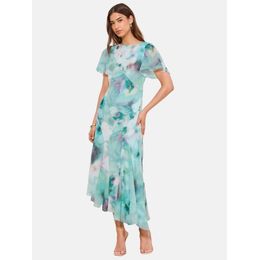 Lipsy Kleid Damen Gr&ouml;&szlig;e 32 t&uuml;rkis / aqua / lila / wollwei&szlig; Sommerkleid