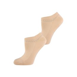 Nur Die Sneakersocken ' Schuh ' Damen Gr&ouml;&szlig;e 42/43 beige