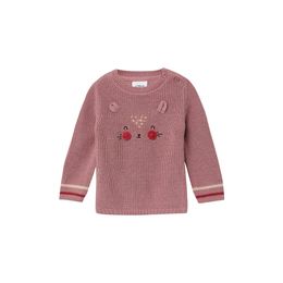 s.Oliver Pullover M&auml;dchen Gr&ouml;&szlig;e 92 hellbeige / altrosa / rot / schwarz