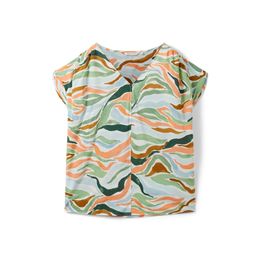 Tom Tailor Women + Bluse Damen Gr&ouml;&szlig;e XXL hellblau / cognac / hellgr&uuml;n / hellorange