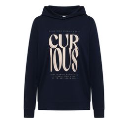 Cecil Sweatshirt Damen Gr&ouml;&szlig;e M hummer / dunkelrot / silber